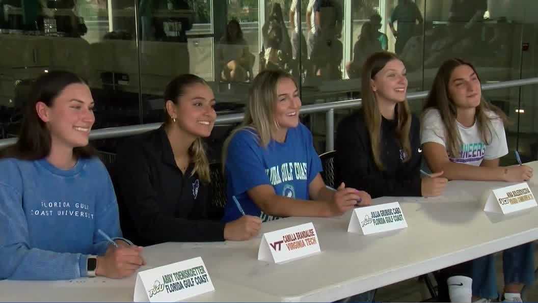 Five FSW athletes heading to Division I programs, two Bucs sign with FGCU