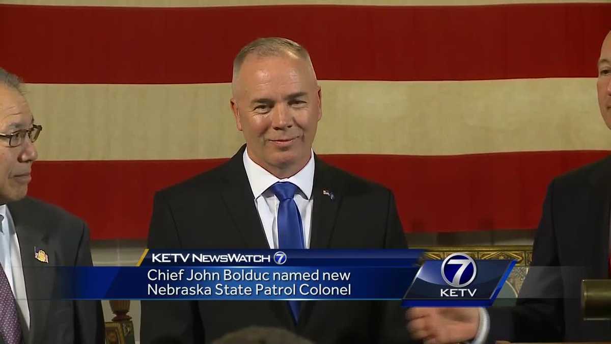 Chief John Bolduc named new Nebraska State Patrol Colonel