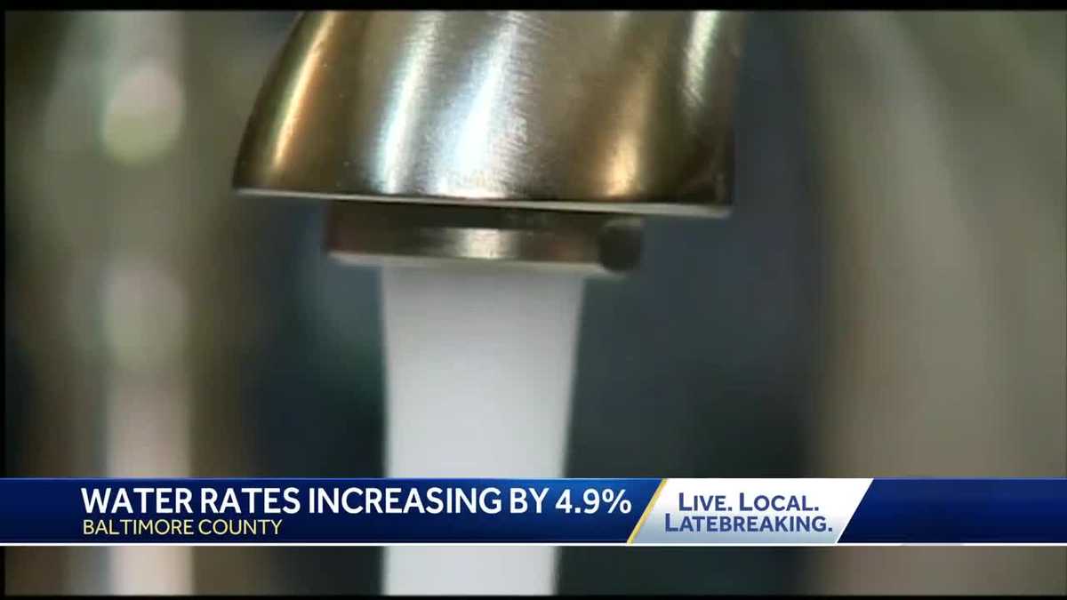 Water rate hike coming to Baltimore County