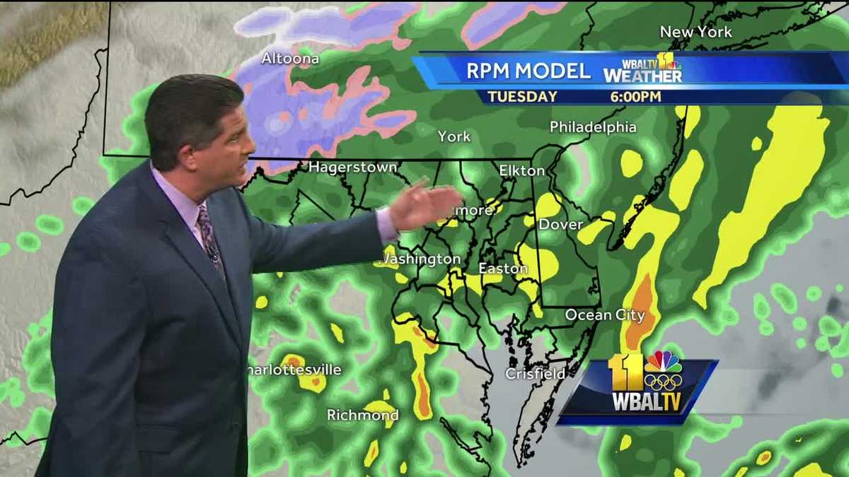 Remember your heavy jackets and rain coats Tuesday