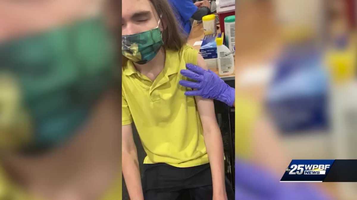 16-year-old gets vaccinated on his birthday