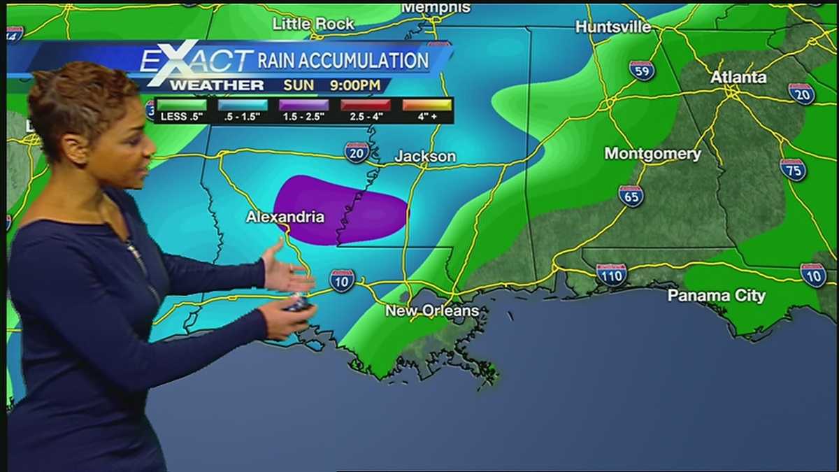 Rain & Storms Sunday; Cold & Windy Monday