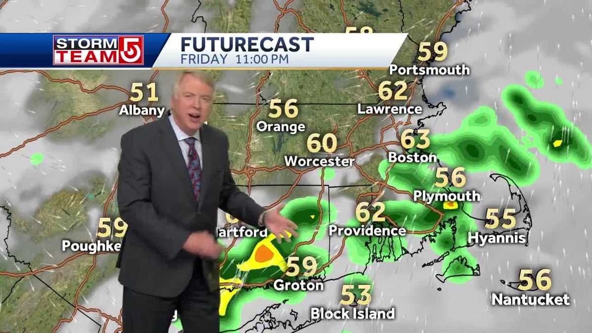 Video: Storms possible through late Friday night