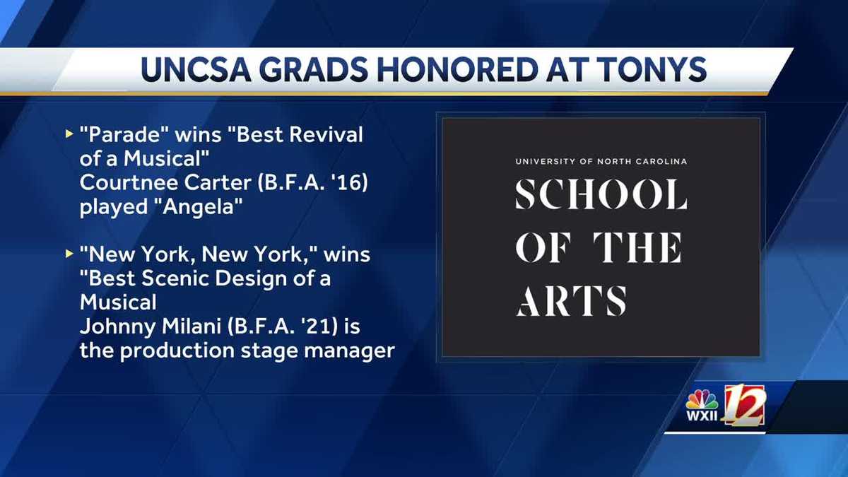 Several UNC School of the Arts alumni are Tony Awards winners