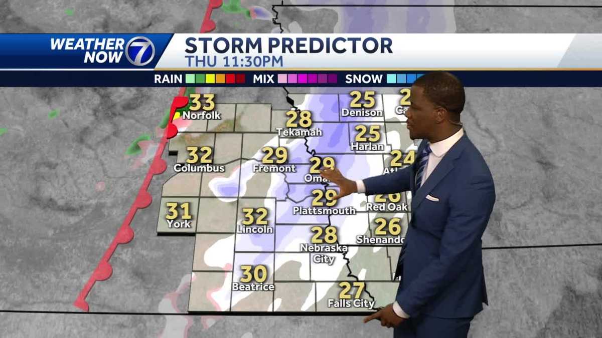 Thursday evening January 26 Omaha weather
