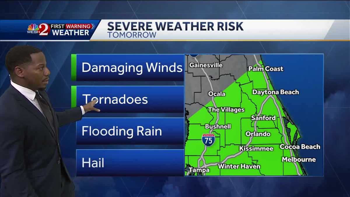Impact Weather Tomorrow With Breezy Winds and Heavy Rain. Cooler ...