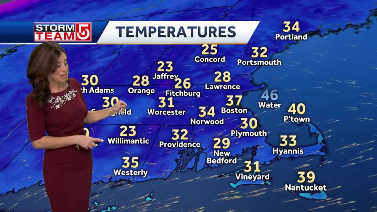 Video: Mild day with temps in 40s