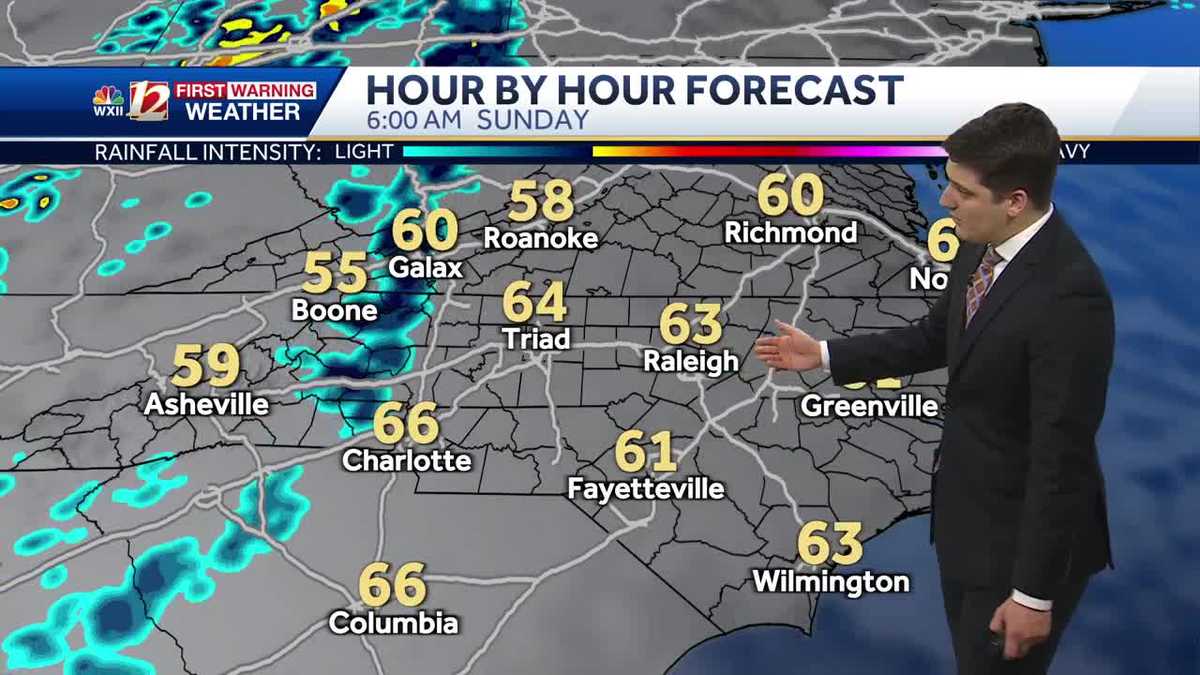 WATCH: Comfortable Saturday, humidity & rain chances return Sunday