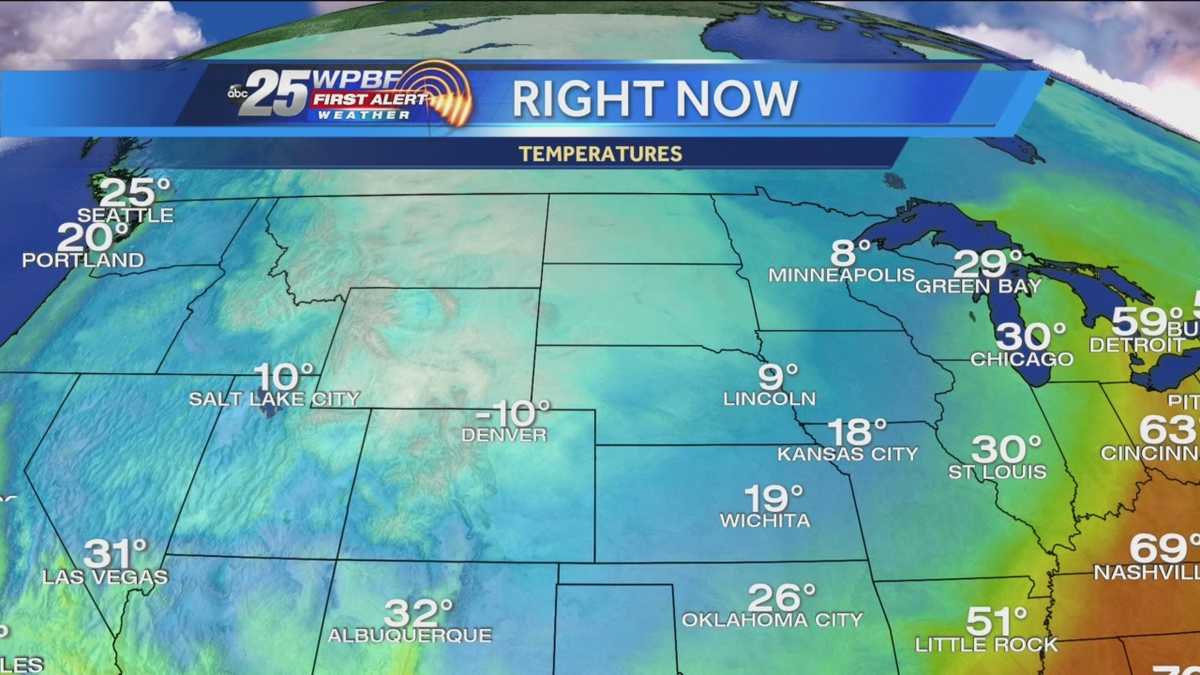 First Alert Weather: Massive cold front won't affect Florida