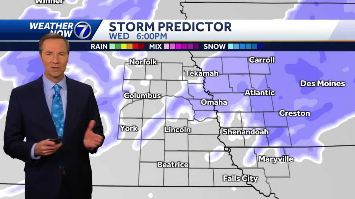 Wednesday evening December 21 Omaha weather