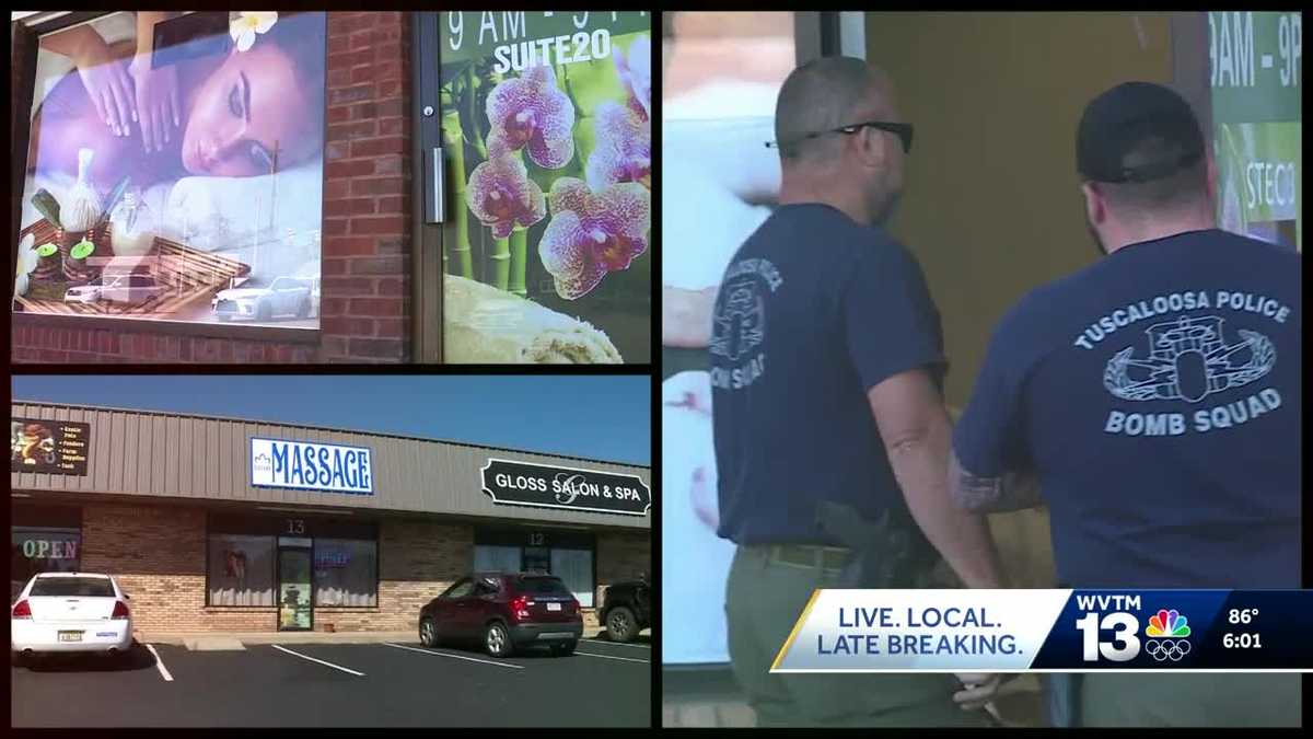 West Alabama task force raids 3 massage parlors in human trafficking probe