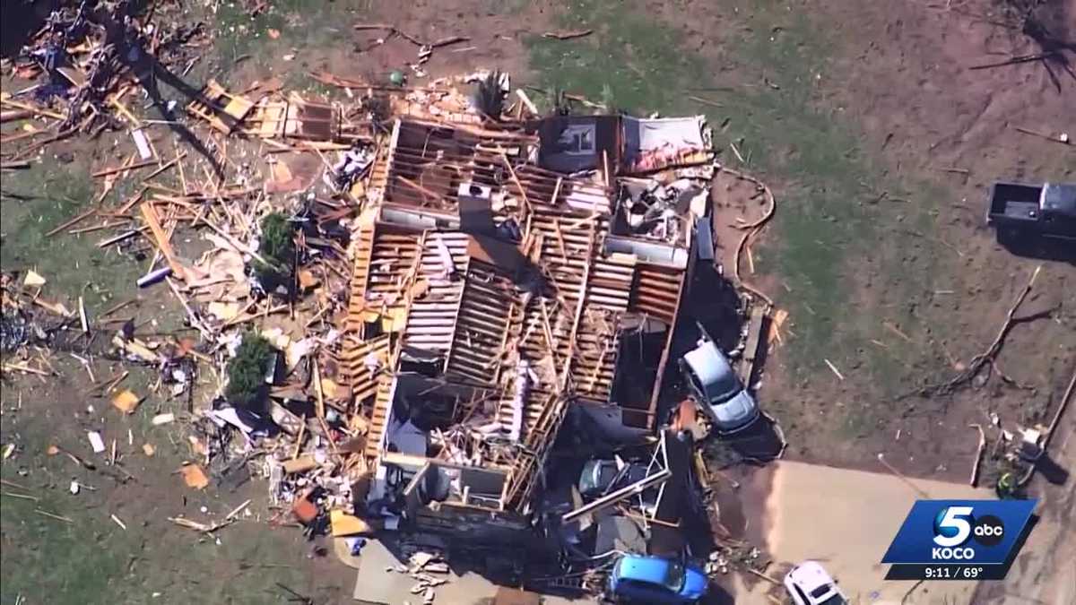 Enid tornado rated EF-4, damages homes and injures at least 10