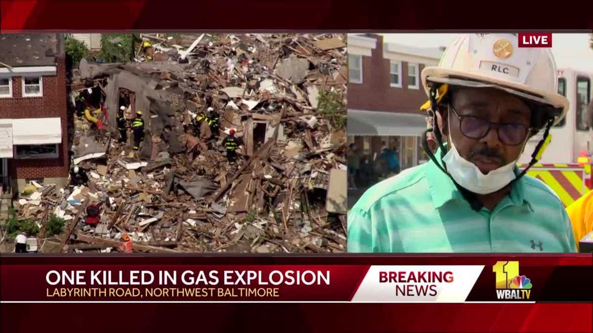 Baltimore explosion: Officials provide update at noon