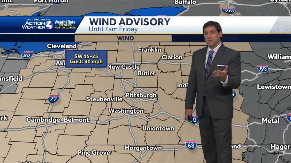 Impact Day, gusty winds on the way