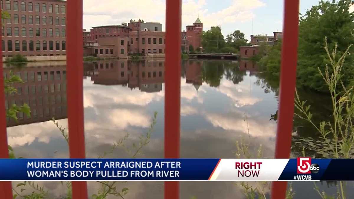 Murder suspect faces judge after woman's body pulled from river