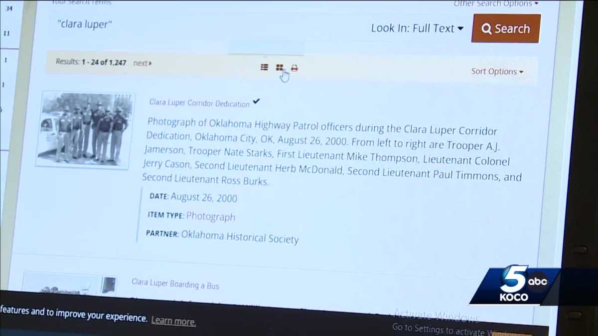 Oklahoma Historical Society website gives look into history