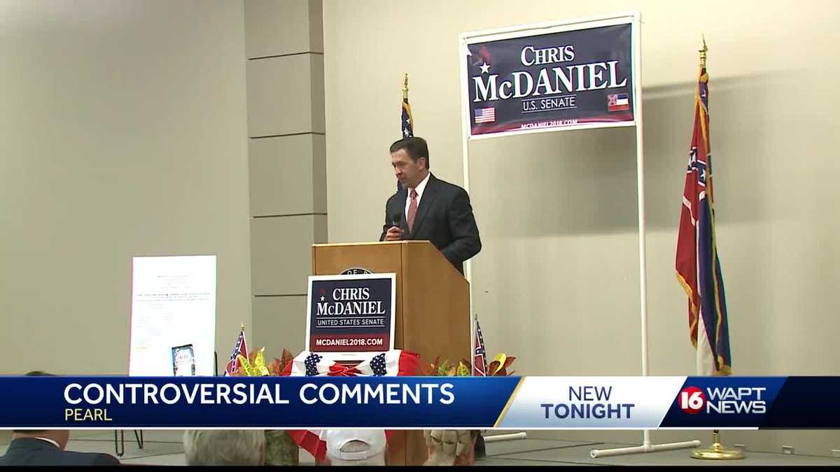 State Senator McDaniel confronted about controversial comments