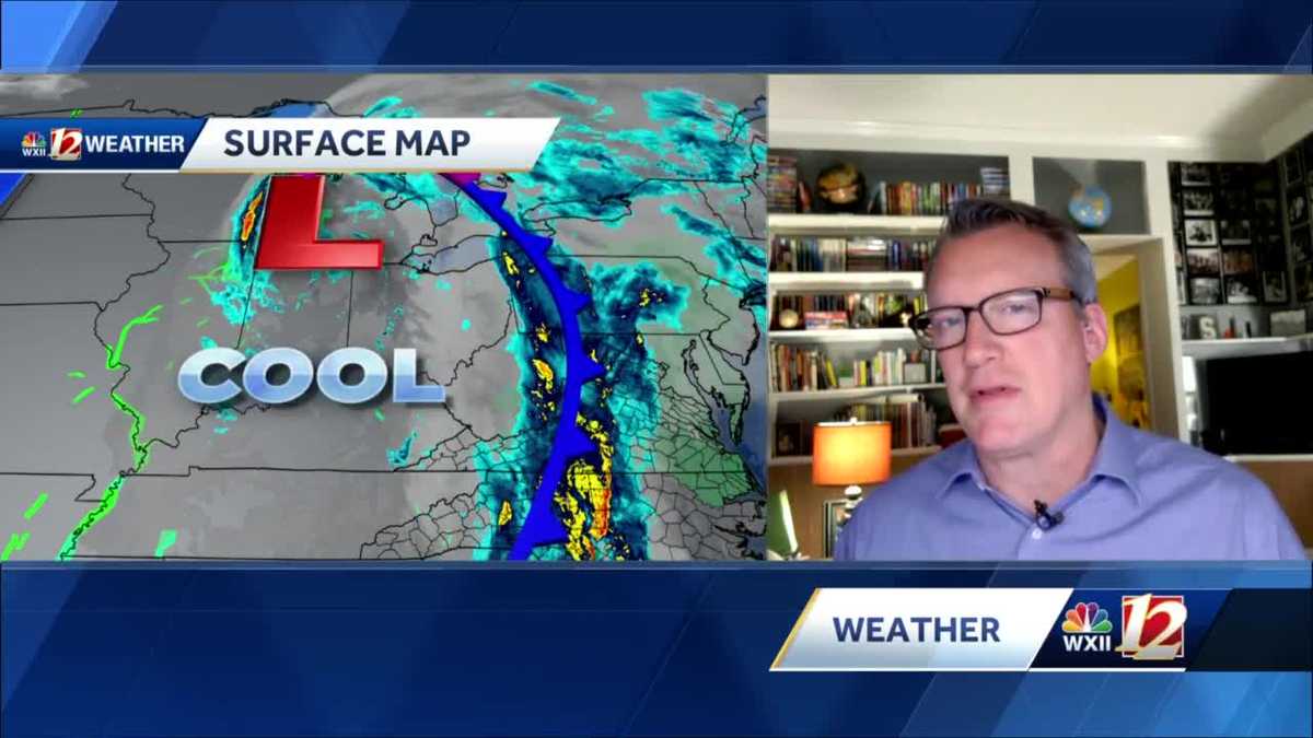 WATCH: Steady rain ends, but rain chances remain