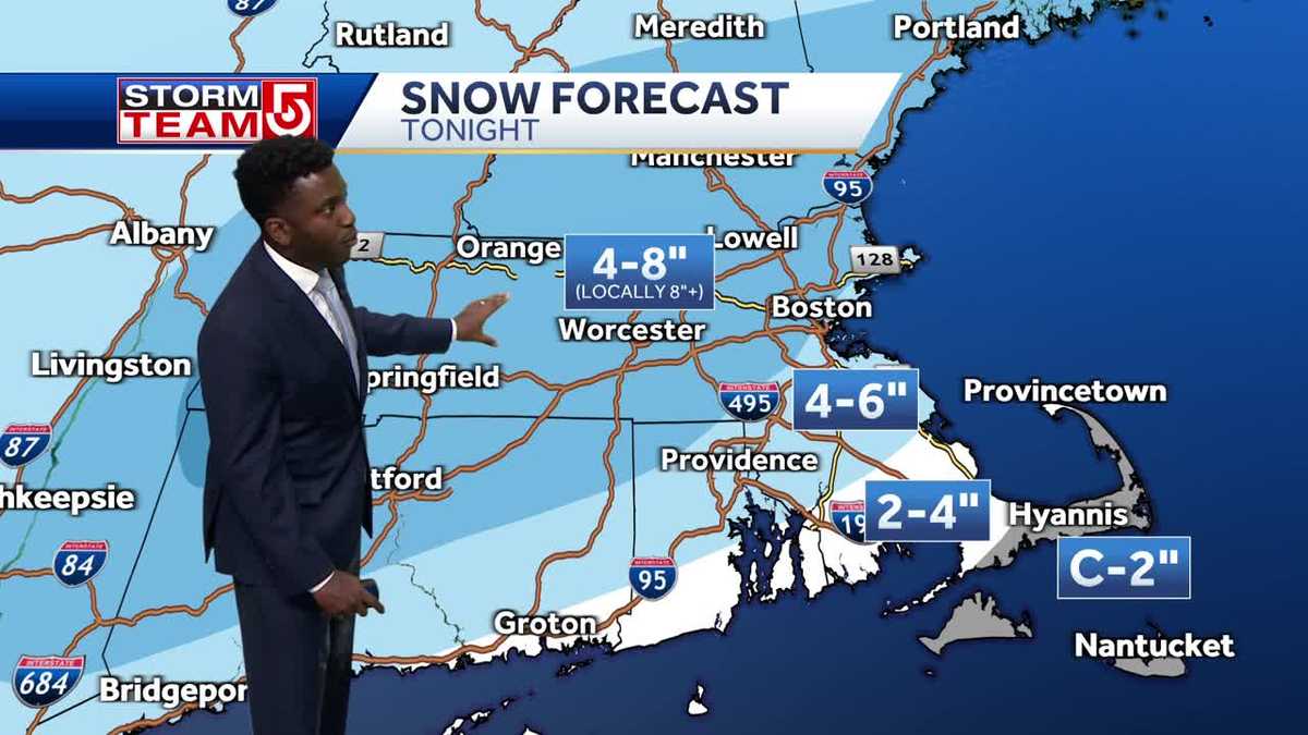 Video: Warmer temps slightly lower snow totals