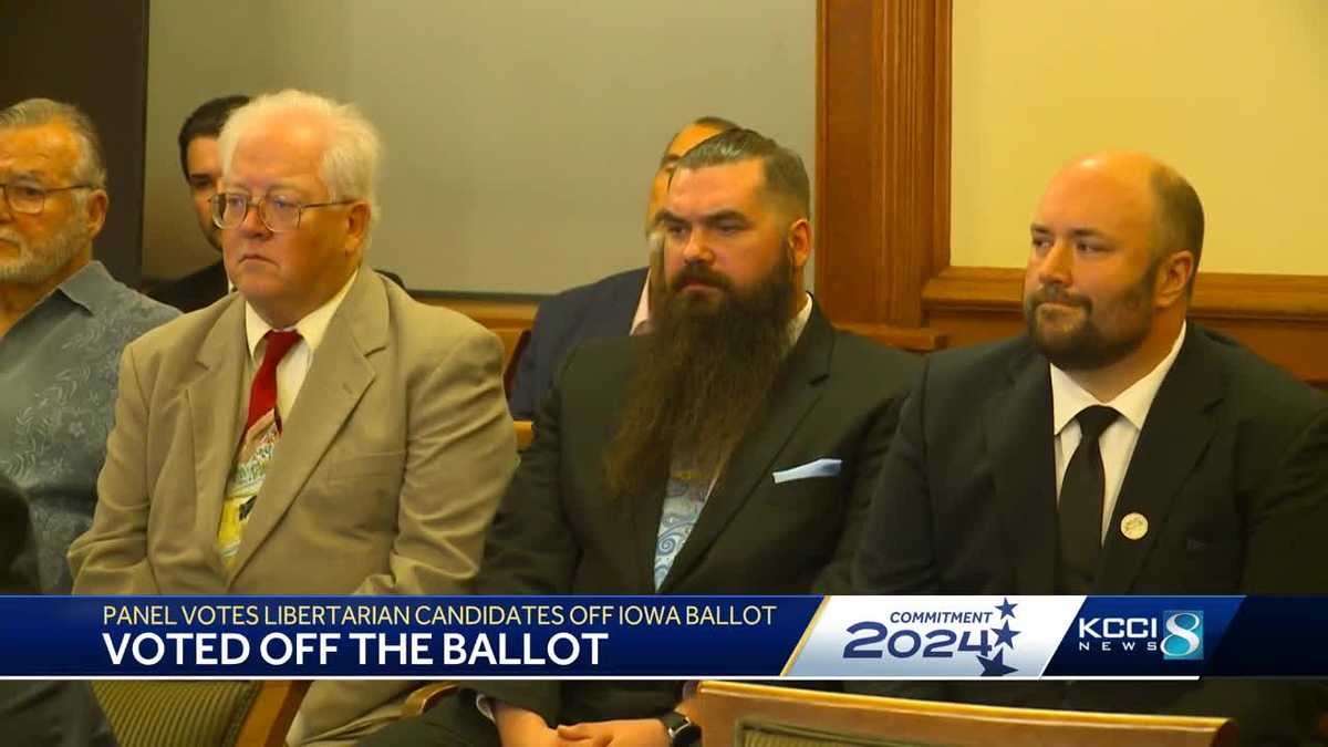 Iowa politics: Judge's ruling keeps names of Libertarian candidates off ...