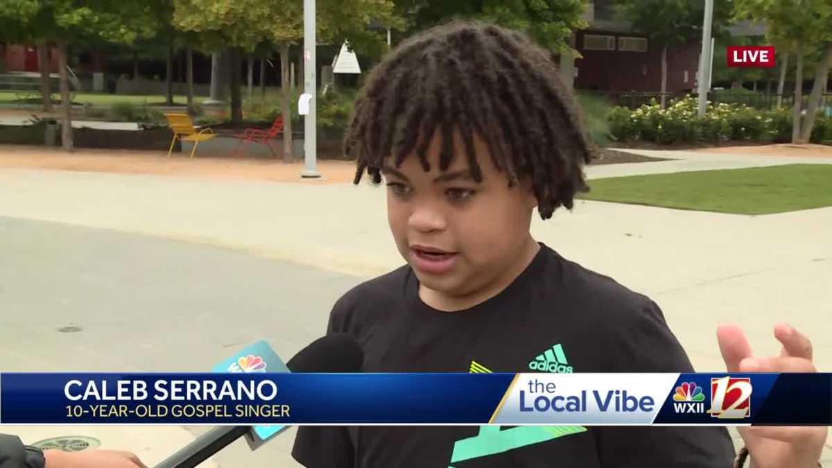 10-year-old singer gets ready to perform at NC Folk Festival