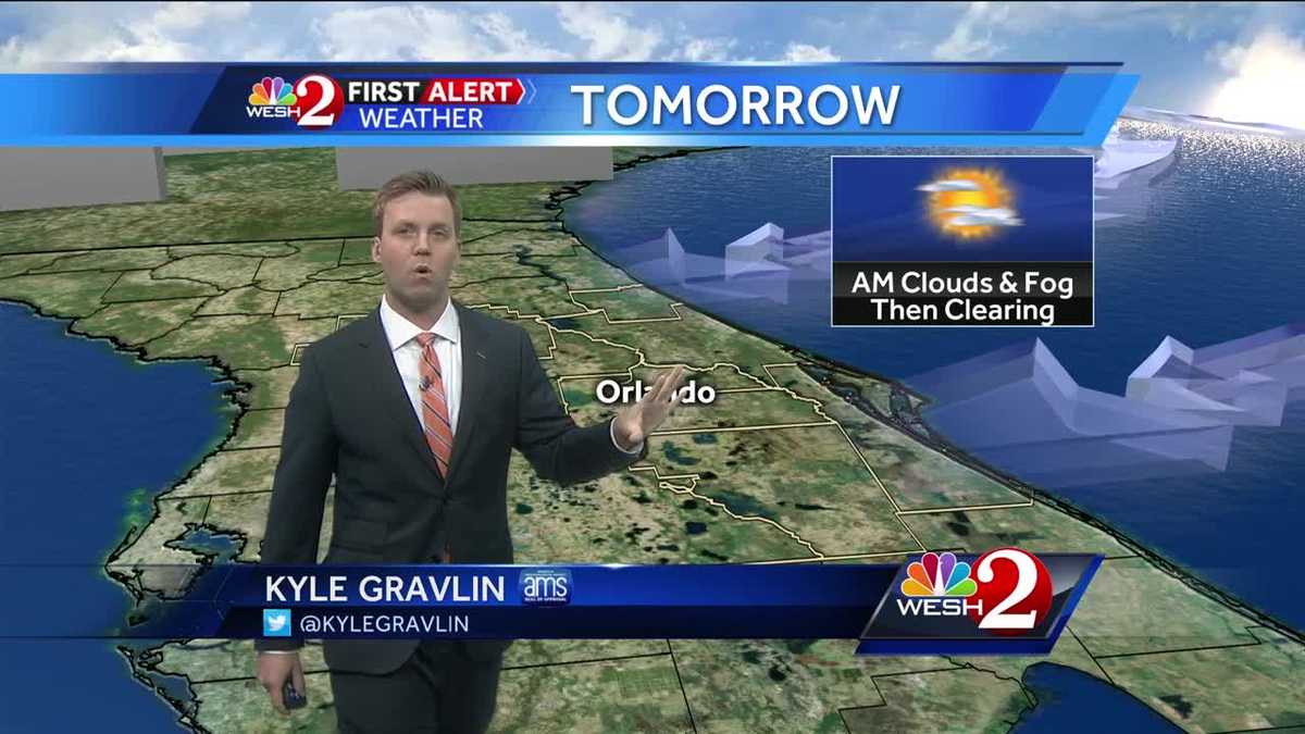 Fog possible Monday morning