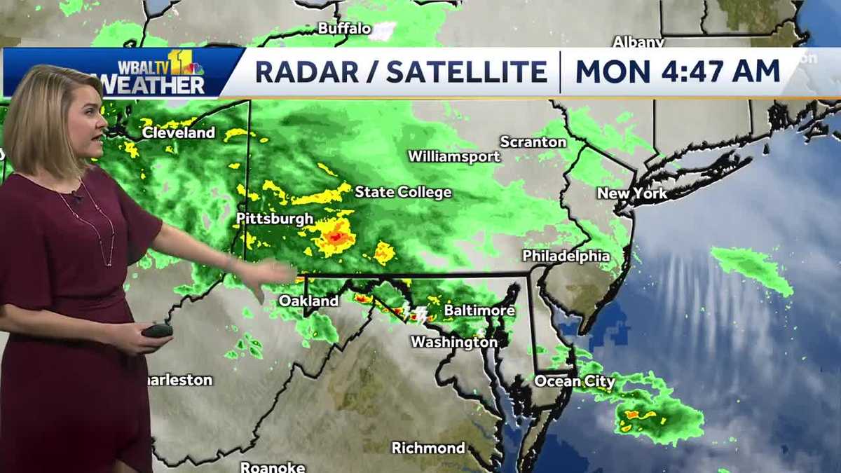Heavy rain this morning, more develops overnight