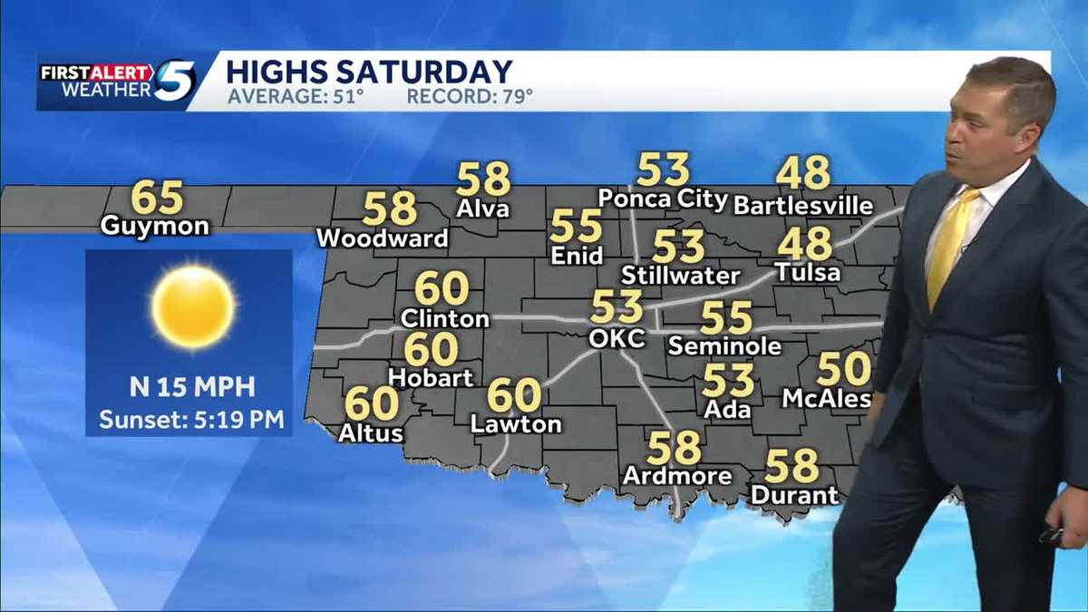 Frigid air moving in