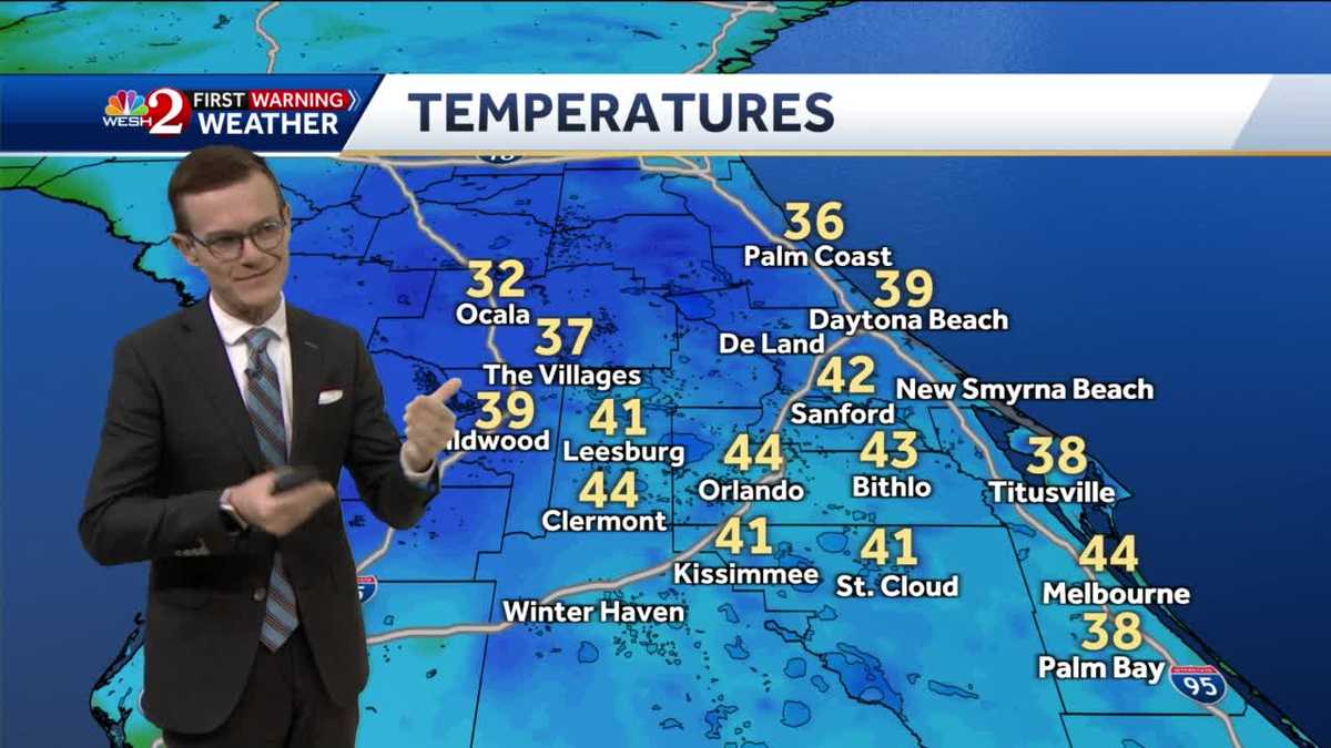 Chilly start to warm Tuesday