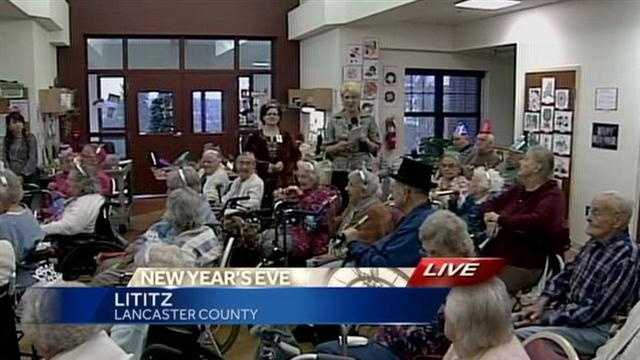 Retirement home in Lititz celebrates new year at noon