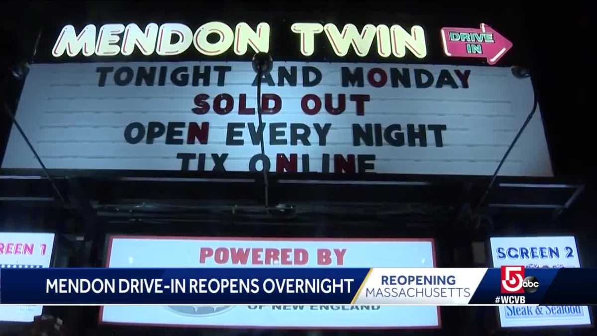 Tickets sell out as Mendon Twin Drive-In reopens