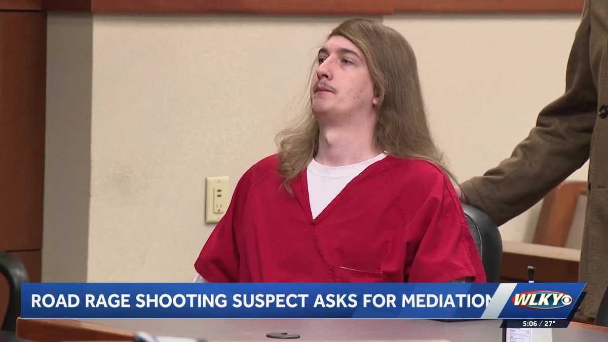 Louisville man charged in road rage shooting files motion for mediation