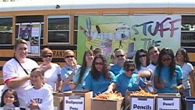 ‘Stuff the Bus’ helps kids get ready for school