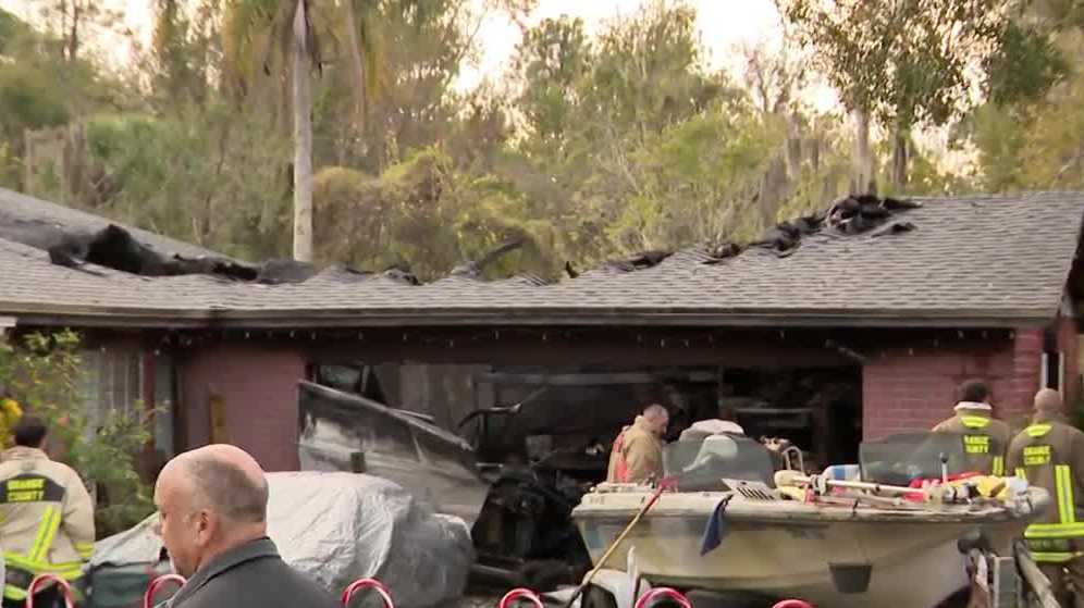 Couple escapes house fire in Orange County