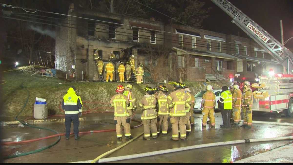 Coraopolis family escapes, but fire destroys home