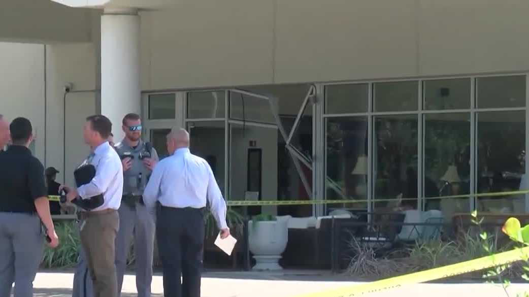 Crash victim speaks after car plowed through St. Matthew's store