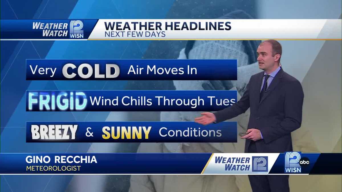 Wisconsin braces for freezing temperatures as Arctic air moves in