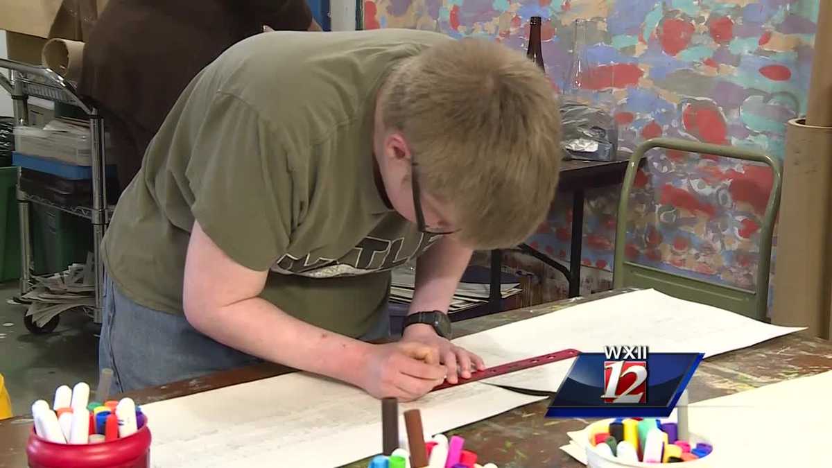 Autistic students find ways to express themselves through art