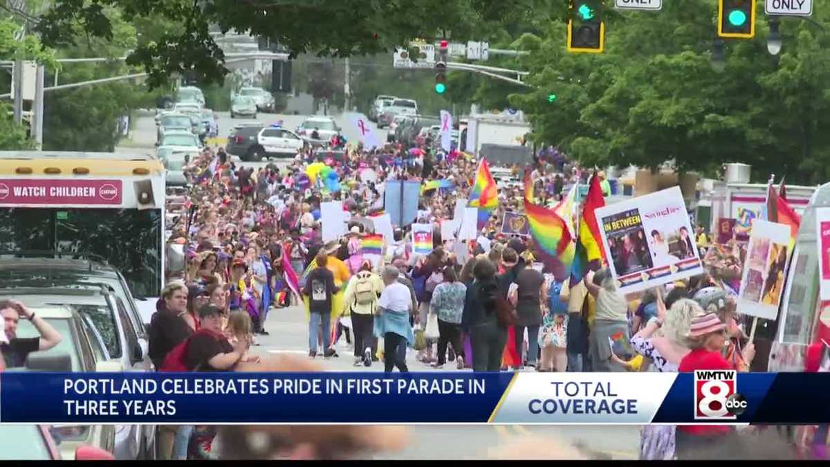 Portland celebrates first Pride parade in three years
