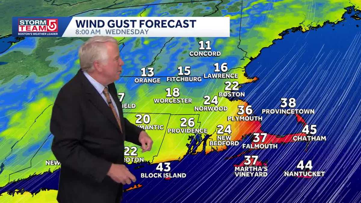 Video: Windy fall weather on tap for tomorrow