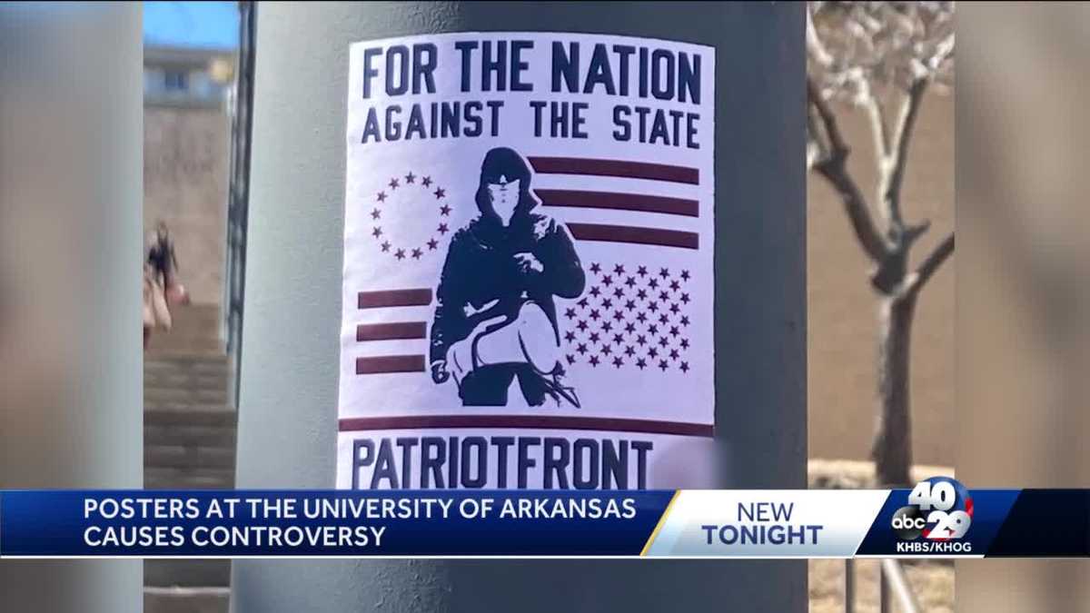 Posters at the University of Arkansas cause controversy