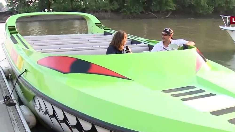 Scream Machine captain explains rules of jet boat