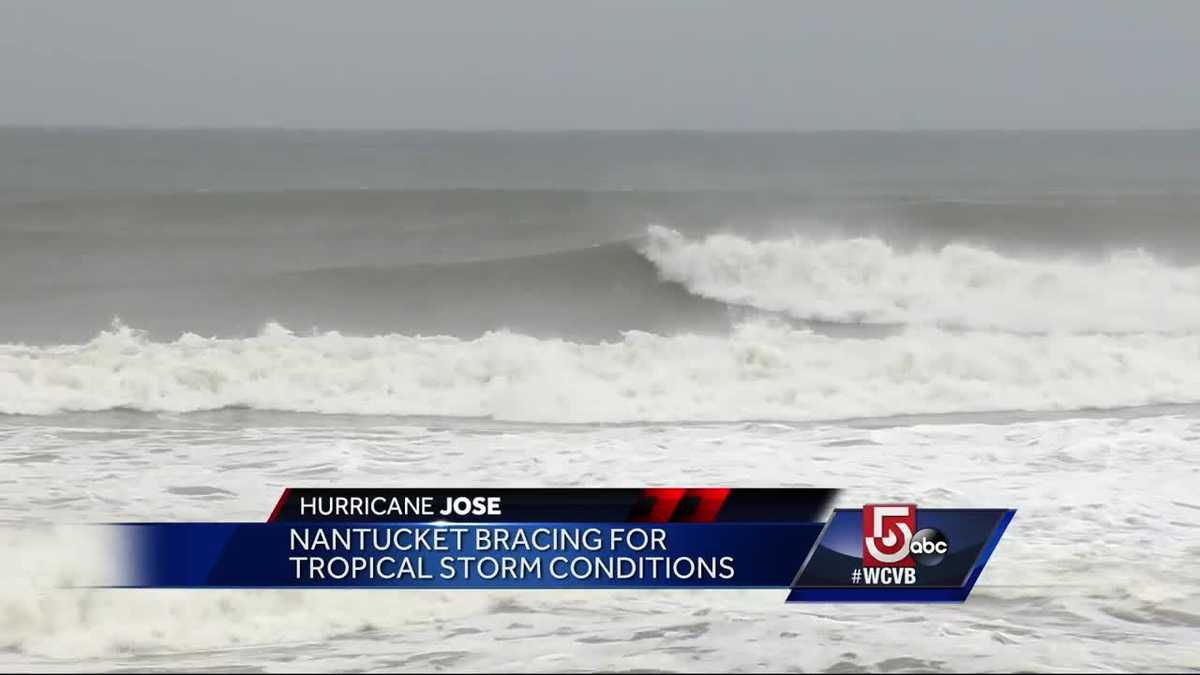 Nantucket bracing for tropical storm conditions from Jose