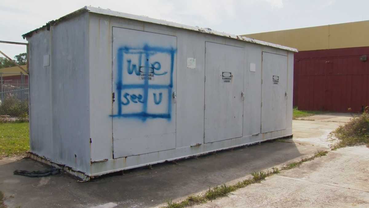 Swastika painted outside Florida church