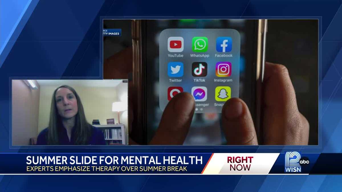 The 'summer slide' for mental health