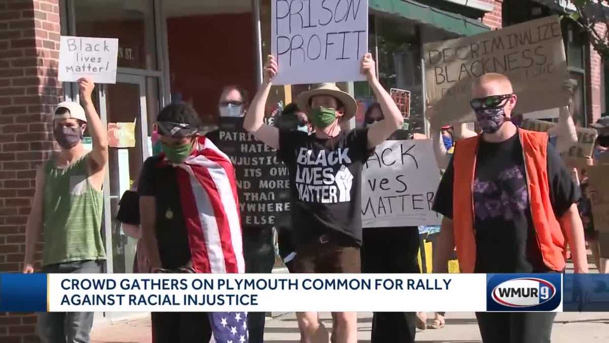 Group in Plymouth rallies against racial injustice