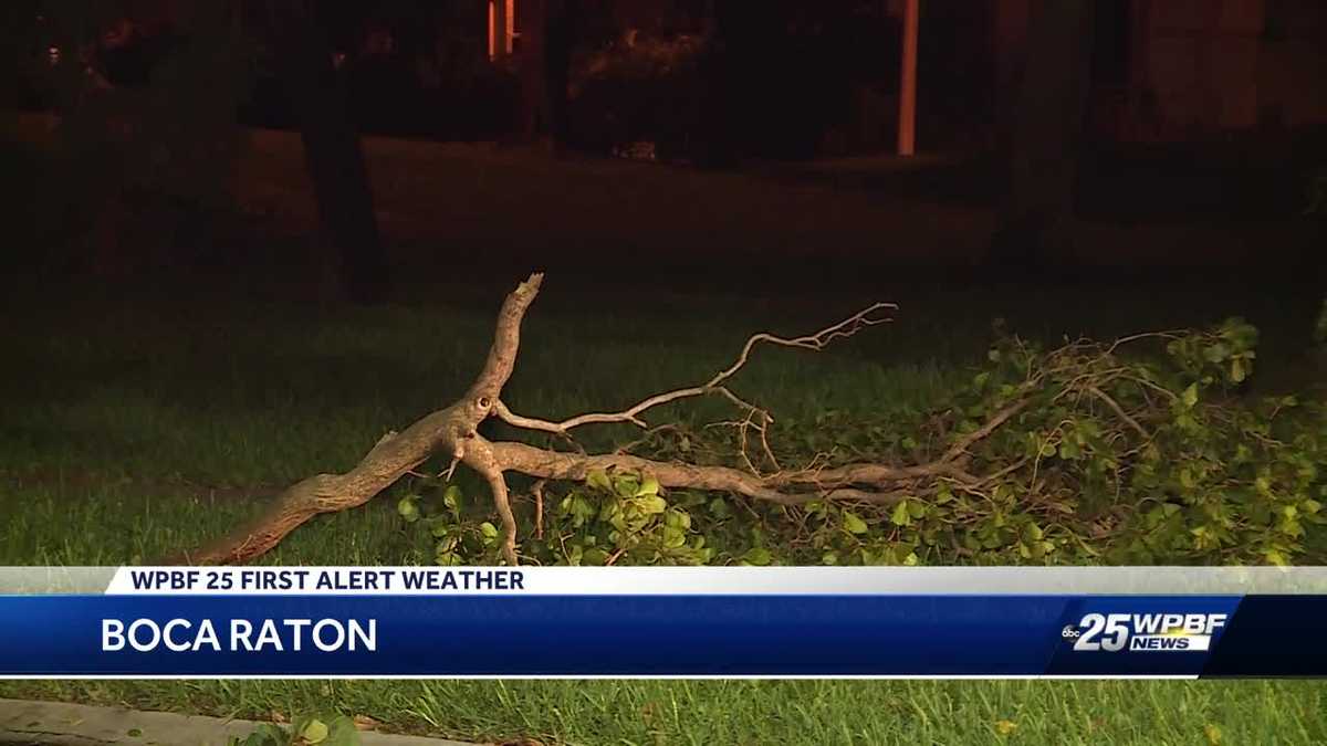 Boca Raton storm damage