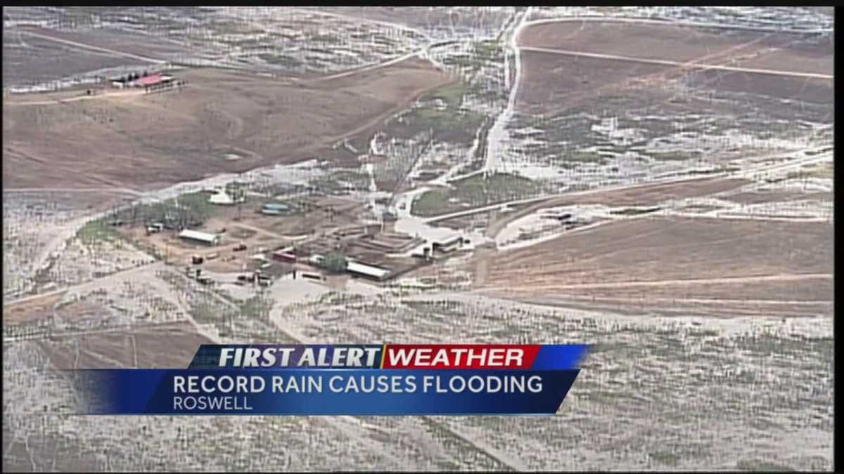 A View from Sky 7: Roswell Flooding
