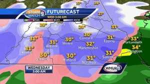 A look at the possible rain-snow line for midweek storm