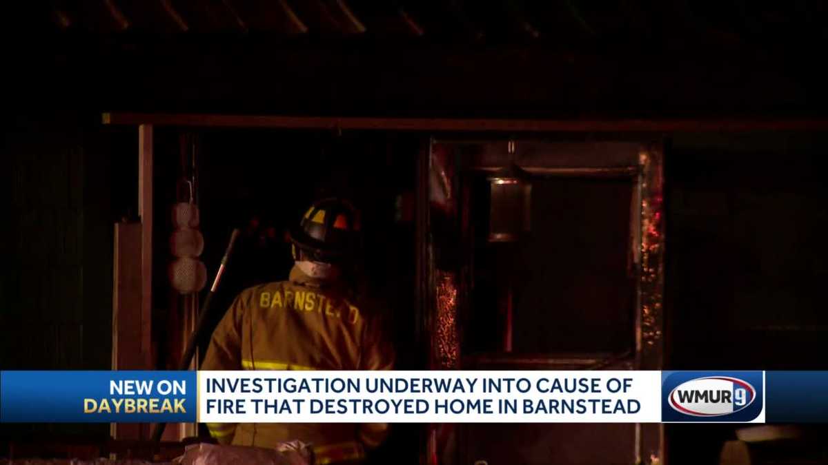 Barnstead home destroyed by fire Thursday night